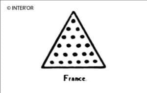 Triangle au fond d'or - poinçon FRANCE | InterOr Paris
